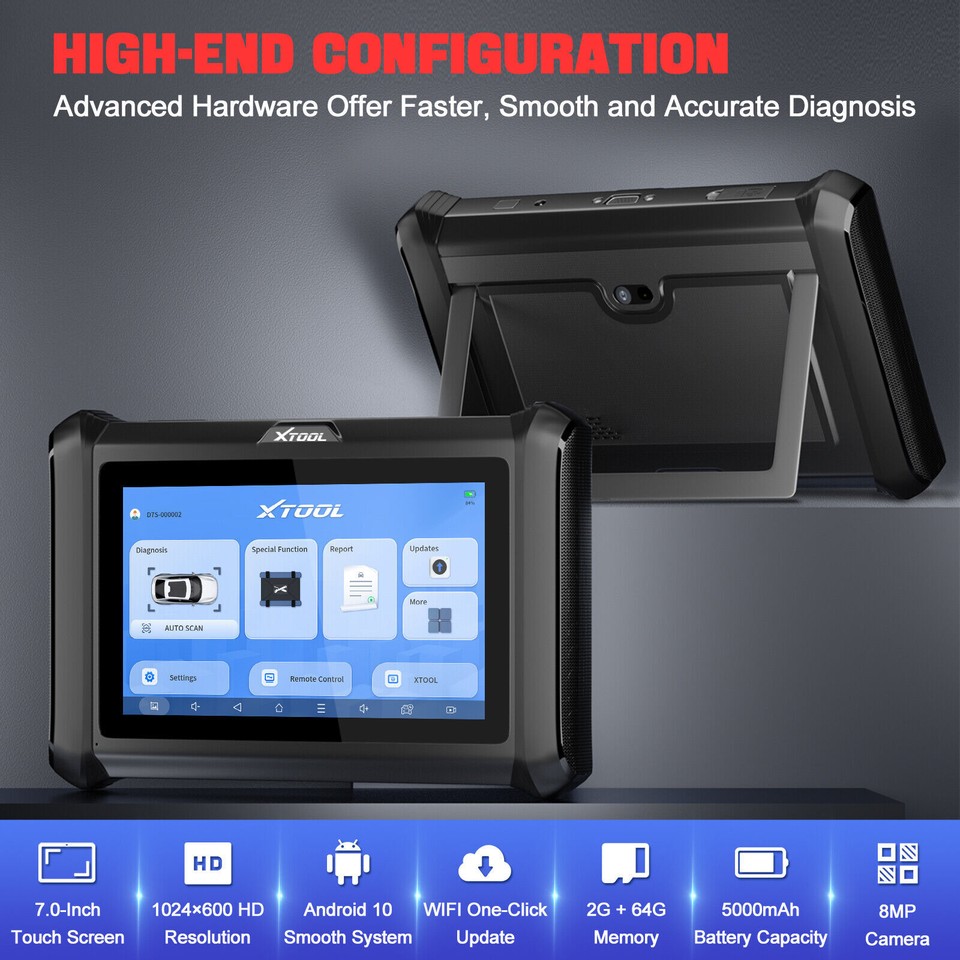 XTOOL D7 D7S D8 D8BT D9 D9PRO All System Diagnostic Scanner Key Coding ...