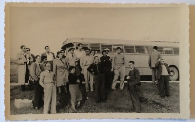 EGGED BUS ISRAEL Old Photo, Egged "אגד" Black and white Photo, 1950s | eBay