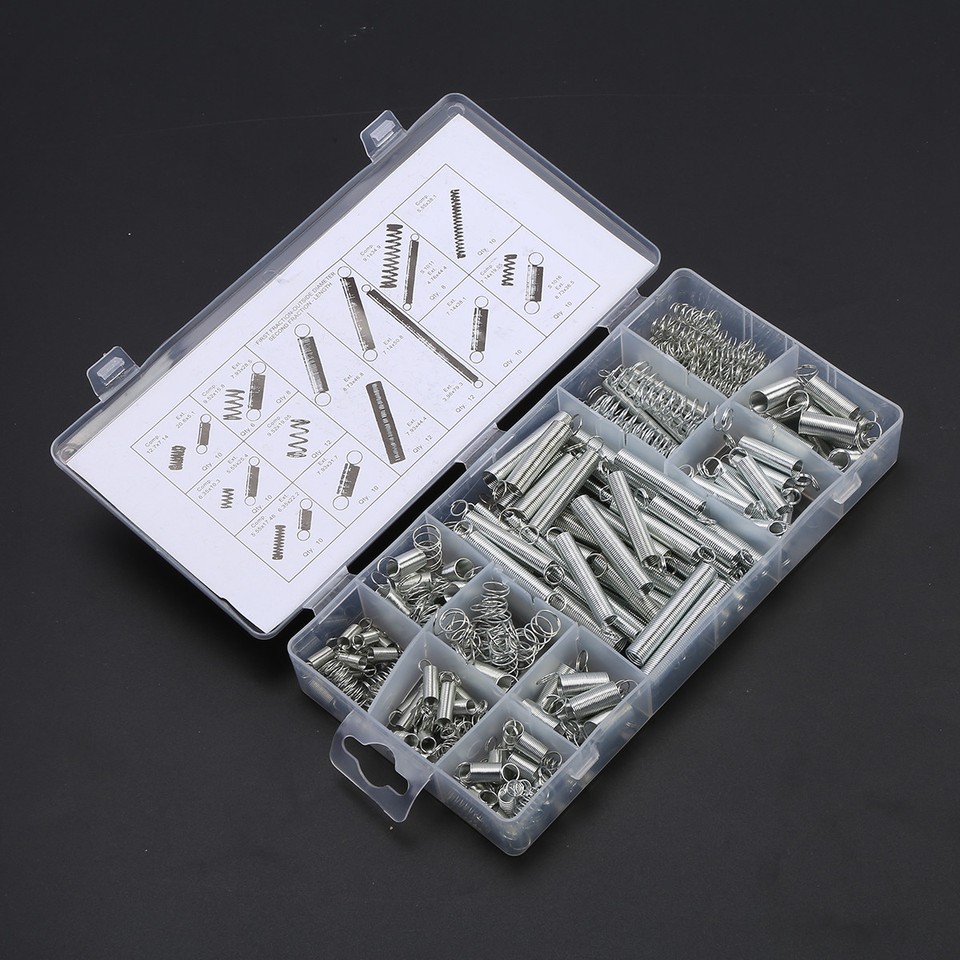 200pcs Small Spring Assortment Compression Extension Spring Metal ...