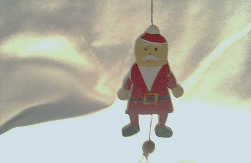 Vintage Santa Jumping Jack Pull String Wooden Toy Ornament Christmas 4 ...