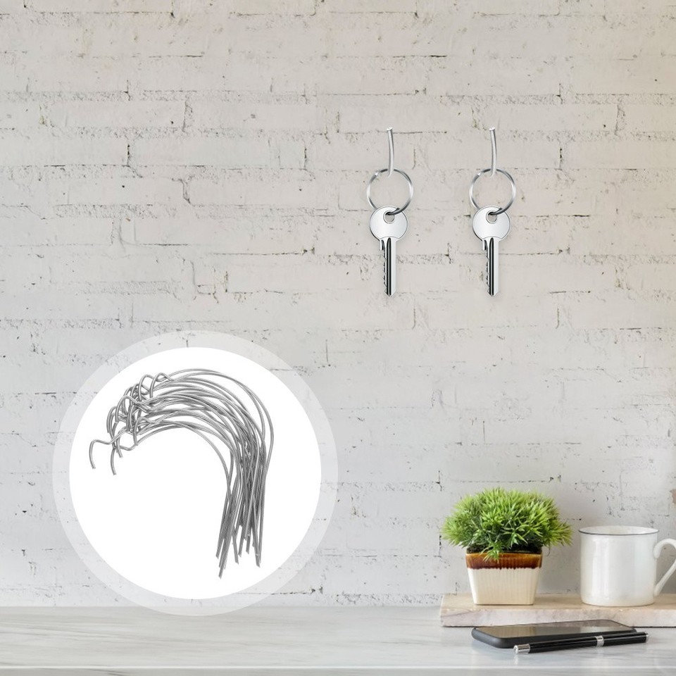 20 Pcs Picture Hangers Without Nails Heavy-duty Drywall Wire Hooks ...