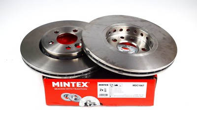 2X MINTEX FRONT DISC BRAKES MDC1067 MG MG 6 HATCHBACK/SALOON ZT ZT-T ...