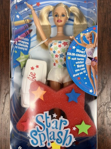 Barbie Star Splash Doll Bathtime Activity Set 2000 Mattel 29260 for ...