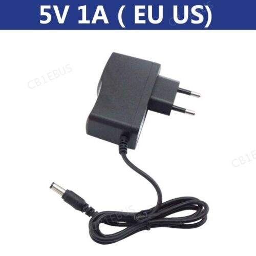 AC 220V to DC 5V 1A Power Supply Adapter 1000ma Wall plug-in Charger ...