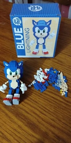 Cartoon Sonic Building Blocks Action Figure Cartoon Sonic Toy Bricks | eBay