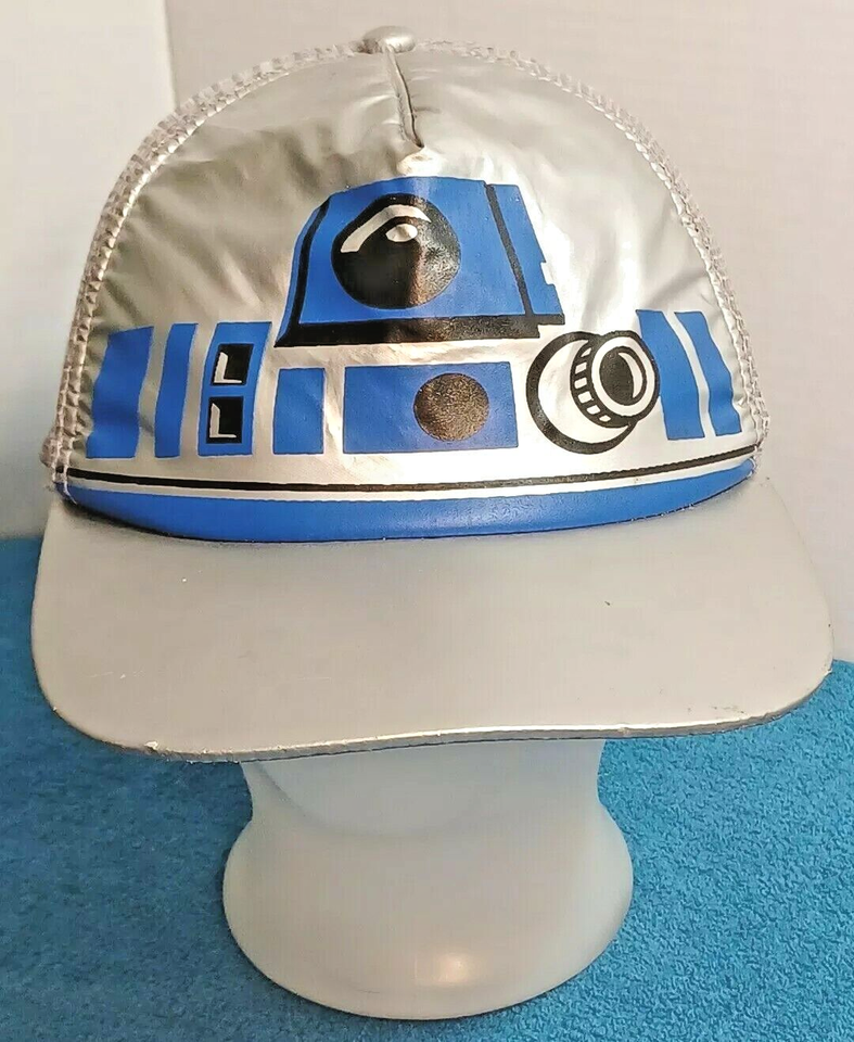 Star Wars R2-D2 Vintage Silver Mesh snapback Trucker Hat Adjustable | eBay
