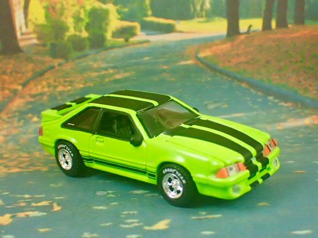 3rd Gen FOX BODY 1979–1993 Ford Mustang 5.0 V-8 GT 1/64 Scale Limited ...