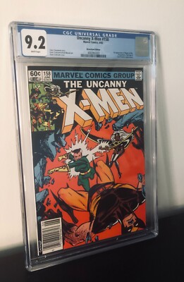 X-Men #158 CGC 9.2 WHITE PAGES, Newsstand edition, First App Rogue in ...