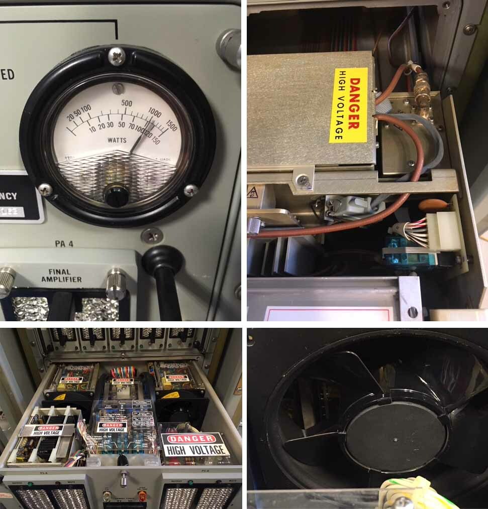 COMPLETE MINT CONDITION HARRIS RF1130AH 1kW SOLID STATE RF RADIO ...