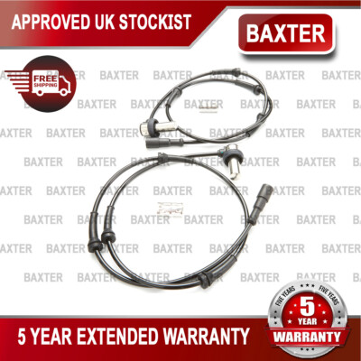 Baxter 2x ABS Wheel Speed Sensors Front For Land Rover Range (1994-2002 ...