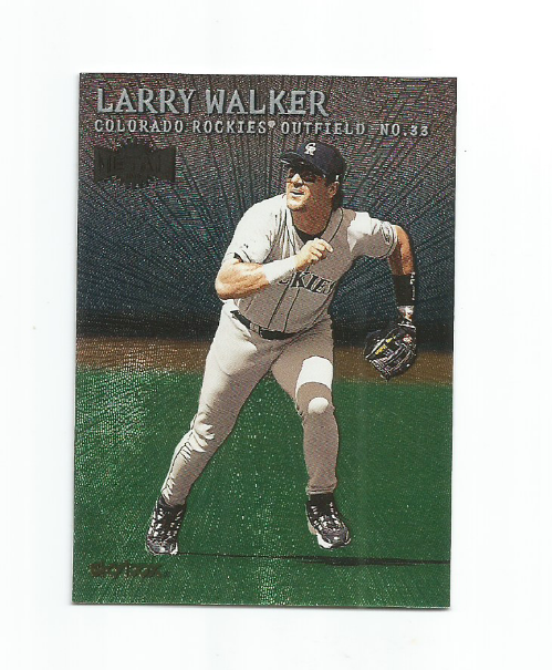 LARRY WALKER (Colorado Rockies) 2000 FLEER SKYBOX METAL CARD #92 | eBay