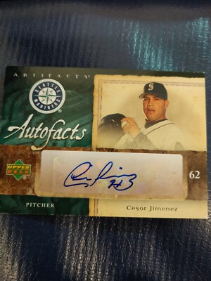 CESAR JIMENEZ 2007 UPPER DECK AUTOFACTS AUTOGRAPH | eBay