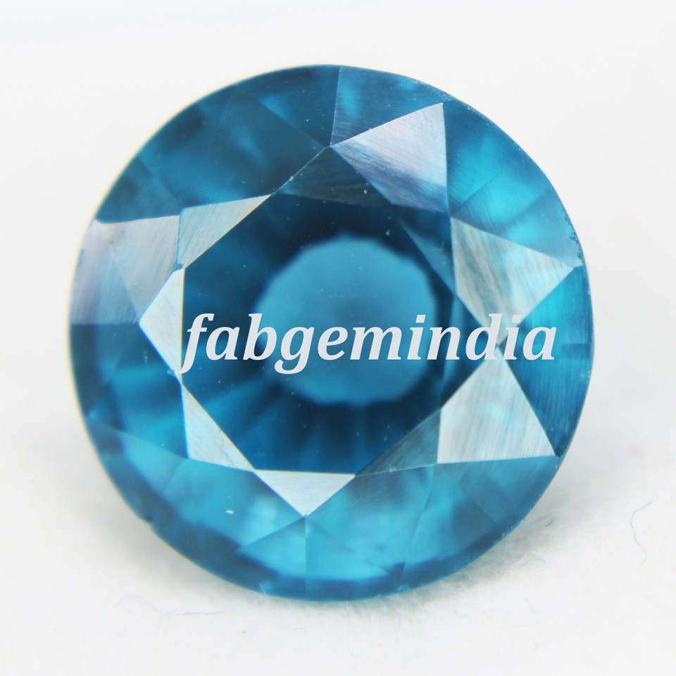 9.95 Ct Natural Paraiba Tourmaline Round Cut Certified Loose Gemstones ...