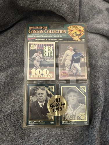 Baseball Trading Card Set 1995 Series one Set Of 110 Conlon Collection ...