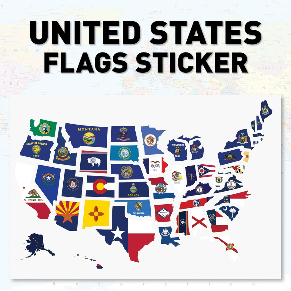 Flags of the World Stickers - Premium Country Flags and Mini Flag ...