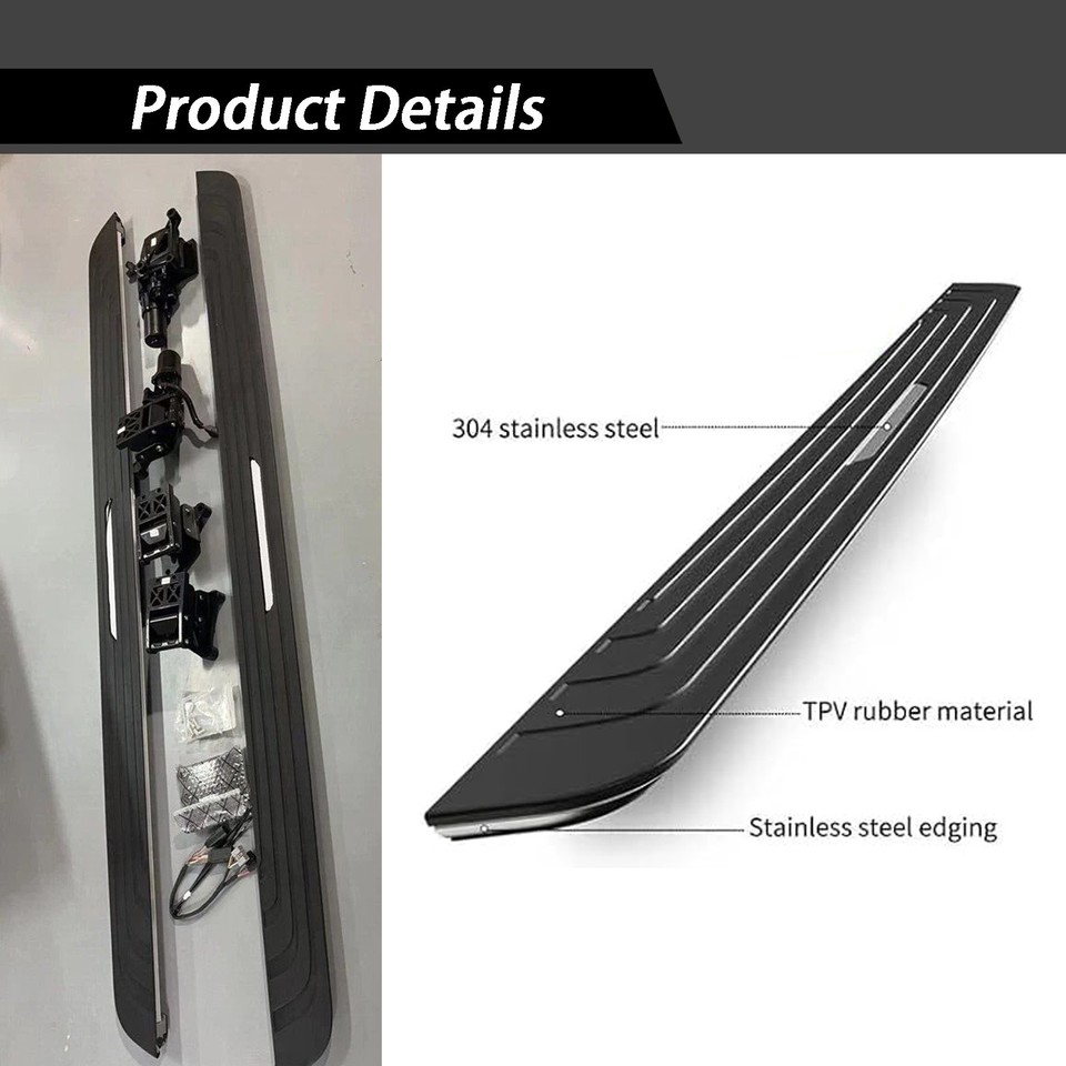 Electric Running Deployable Side Step Board fits for Range Rover SWB ...