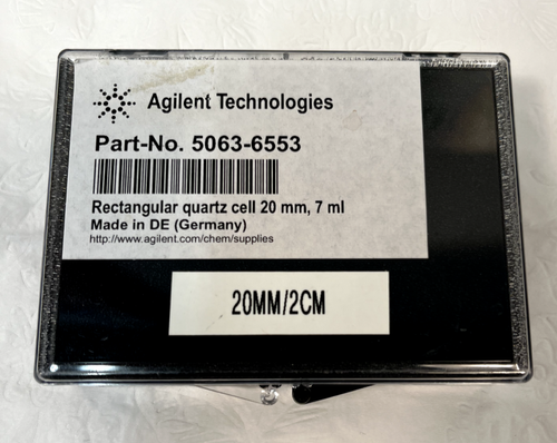 Agilent - Rectangular macro cell, quartz, open top with PTFE lid ...