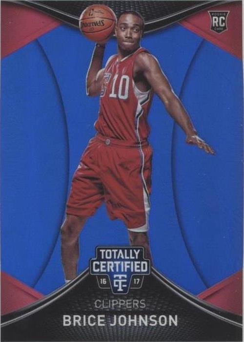 2016-17 Panini Totally Certified - Rookies Brice Johnson #118 Blue /99 ...