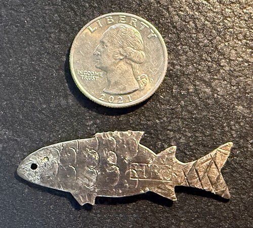 1800’s Trade Pendant Salmon Dangle Fur Trade Era Hudson's Bay Company ...