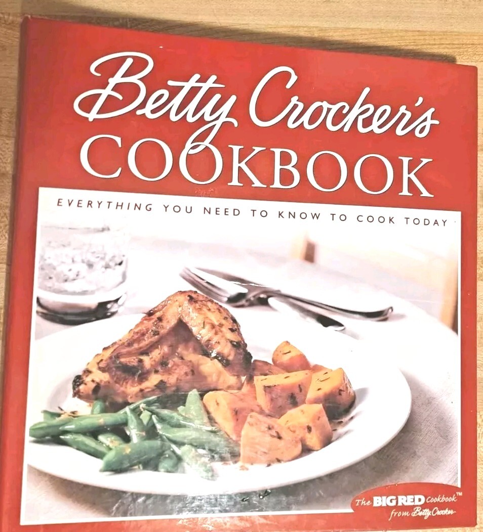 BETTY CROCKER The Big Red Cookbook Recipes 5 Ring Binder HC Book 2000 ...