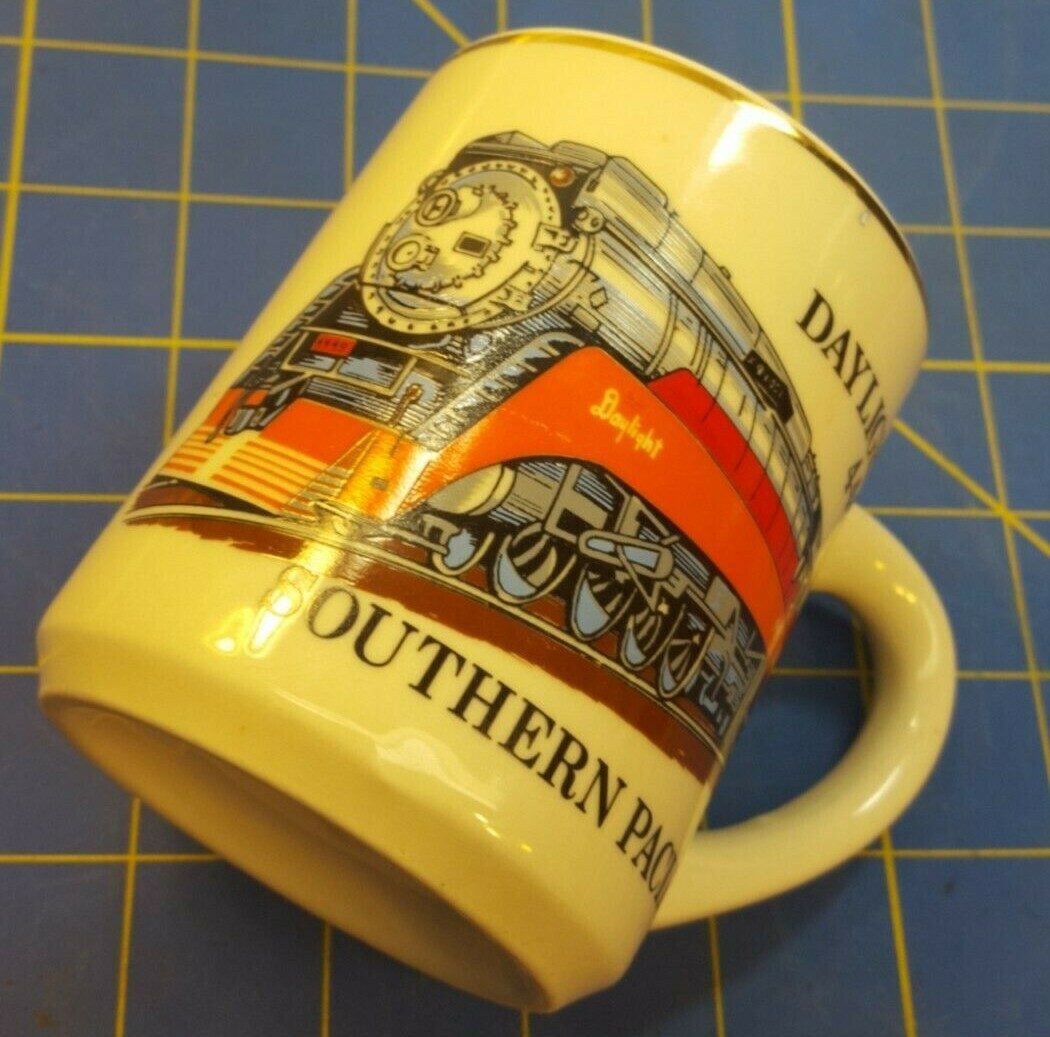 Vintage The Mugger Southern Pacific Daylight 4449 Train Coffee Mug ...