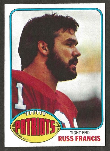 1976 TOPPS #136 RUSS FRANCIS New England Patriots ROOKIE - EXMT 27 | eBay