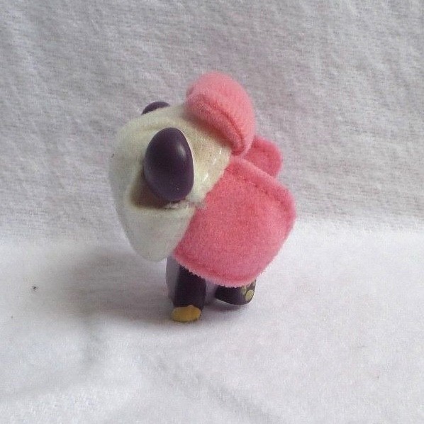 LITTLEST PETSHOP LPS #1305 HASBRO PANDA BEAR VIOLET ET MAUVE YEUX VERT ...