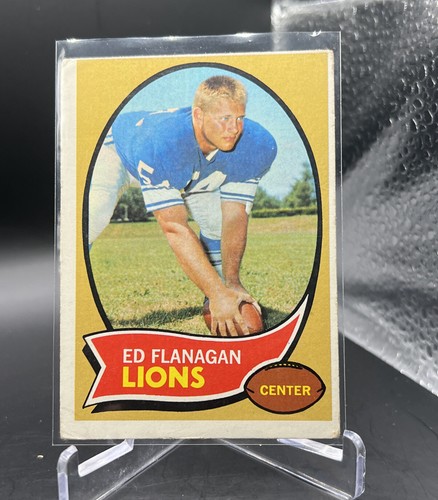 1970 Topps Football #11 Ed Flanagan Lions VG/EX | eBay