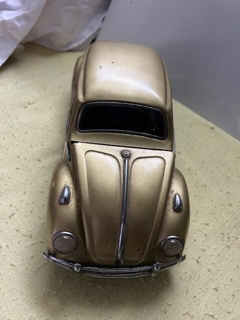 Vintage Rare Gold VW Volkswagen Beetle Bug Music Box Scotch, Whiskey ...