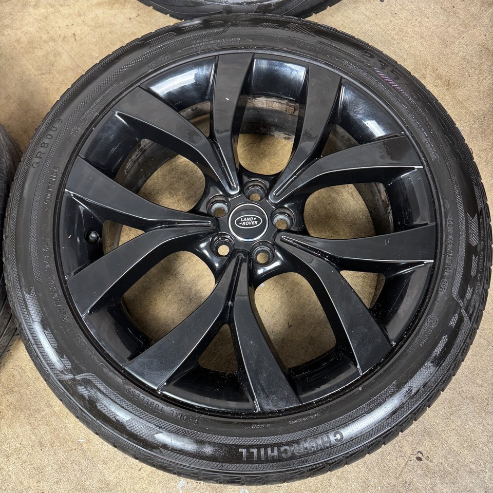 20'' GENUINE RANGE ROVER EVOQUE DISCOVERY SPORT BLACK LAND ALLOY WHEELS ...