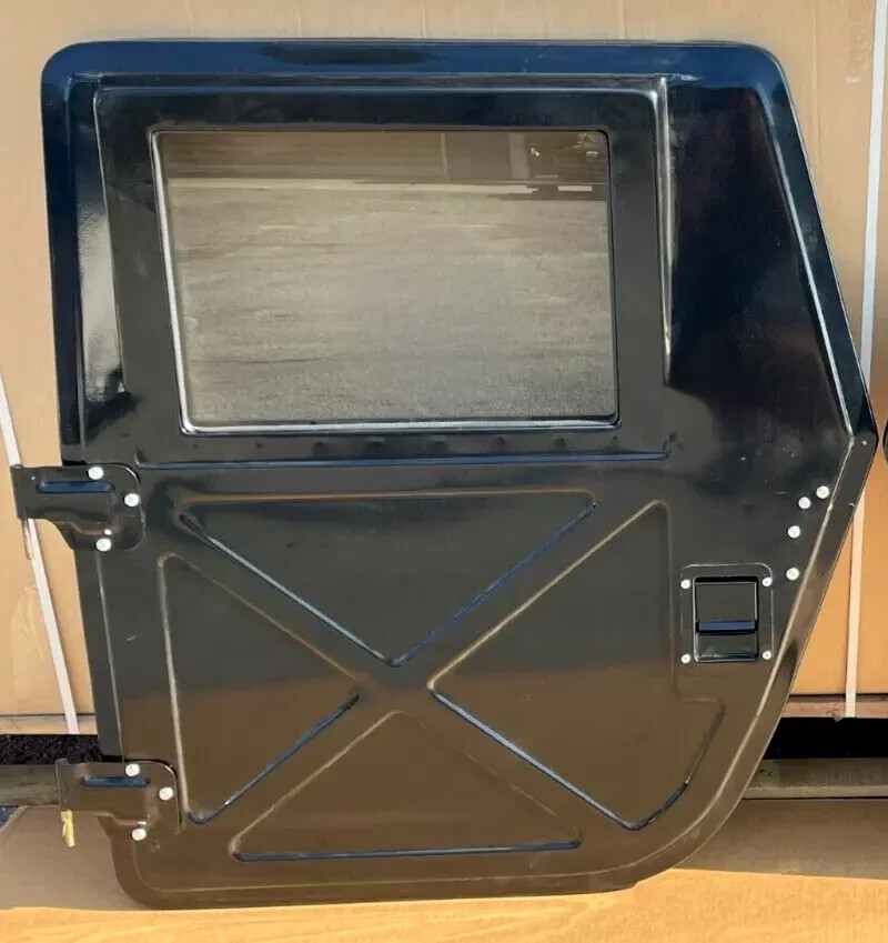 NEW BLACK METAL HMMWV HUMVEE DRIVER AND PASSENGER REAR DOOR LH & RH X ...