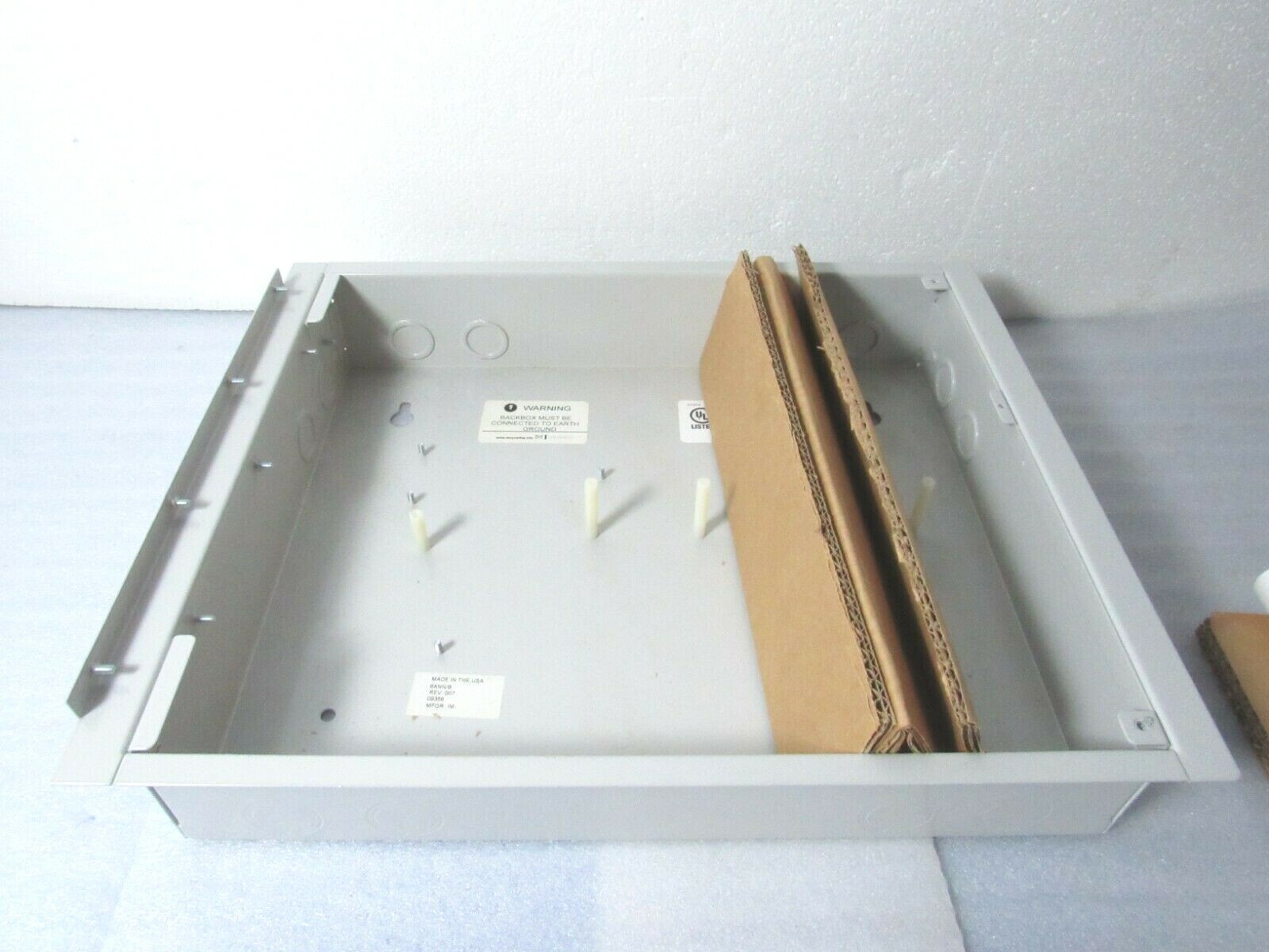 Edwards EST 6ANN/B Six Position LED/LCD Annunciator Flush Mount Wall ...