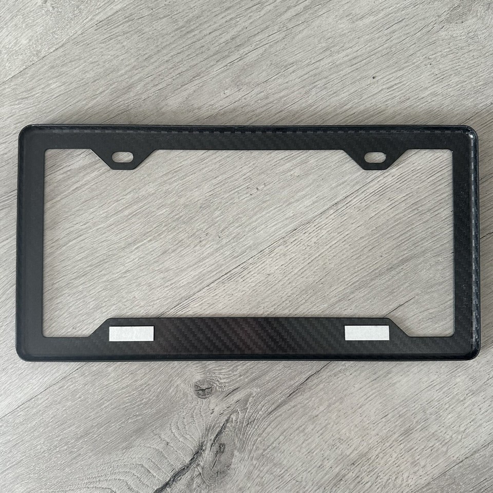 BMW M 100% REAL CARBON FIBER CAR LICENSE PLATE FRAME | eBay