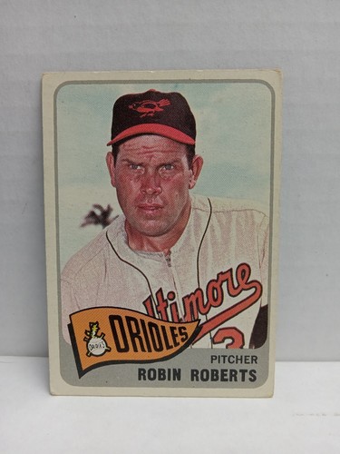 1965 Topps - Robin Roberts #15 HOF VG Cond. Baltimore Orioles | eBay