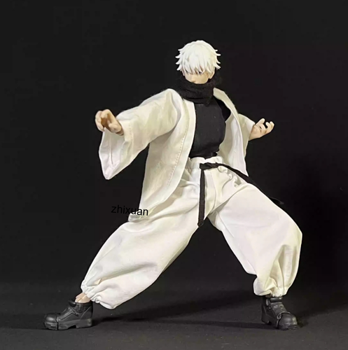 NEW 1/12 Scale Jujutsu Kaisen Gojo Satoru for 6" Romankey Figure Body ...