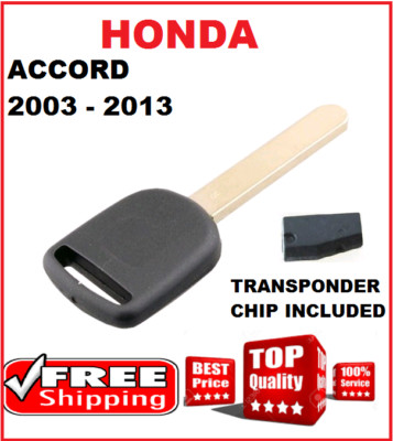 TRANSPONDER CAR KEY Suitable for HONDA ACCORD EURO CAR KEY 2003 - 2013 ...
