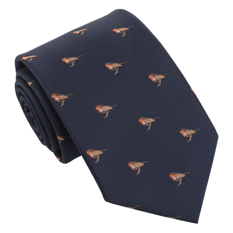 Mens Embroidered Bird Theme Design Patterned Novelty Classic Tie by DQT ...