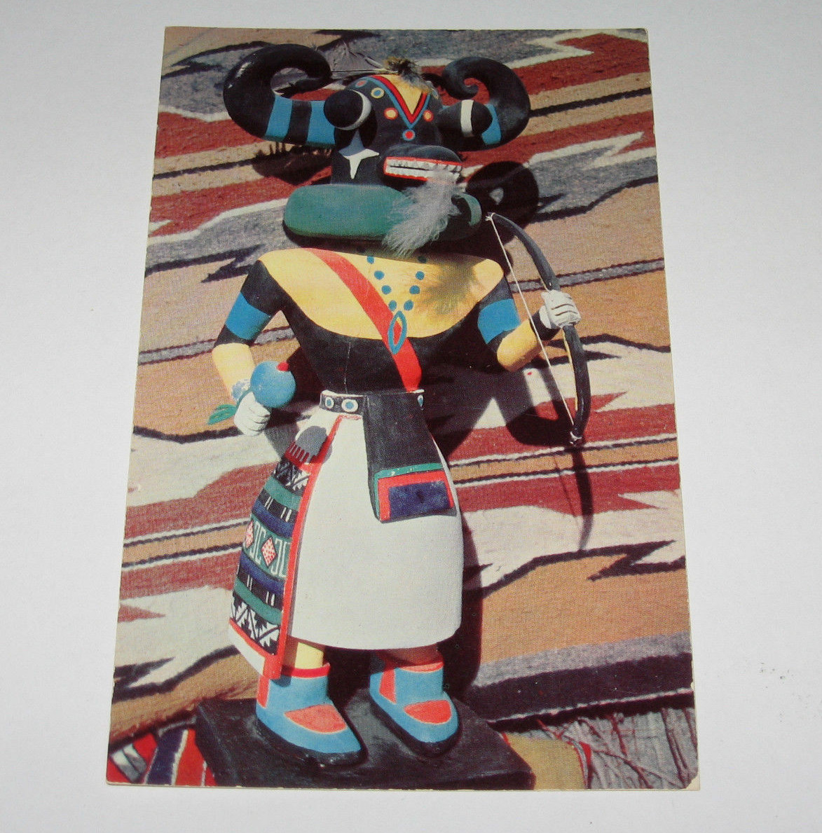 VINTAGE HOPI INDIAN KATCHINA DOLL POSTCARD UNPOSTED | eBay