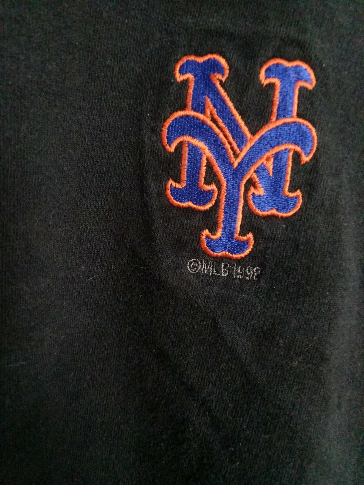 Vintage Mets Pro Player Embroidered NY Logo 1998 90s L Fade | eBay