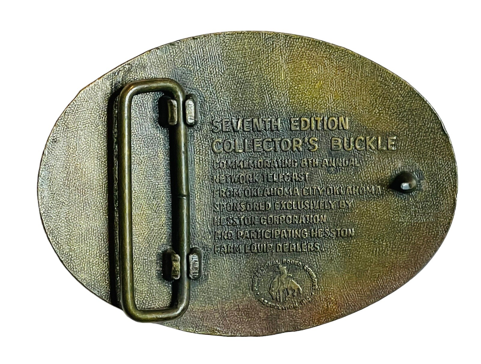 HESSTON NFR 1981 BELT BUCKLE CLOWN BULLFIGHTER RODEO … - Gem