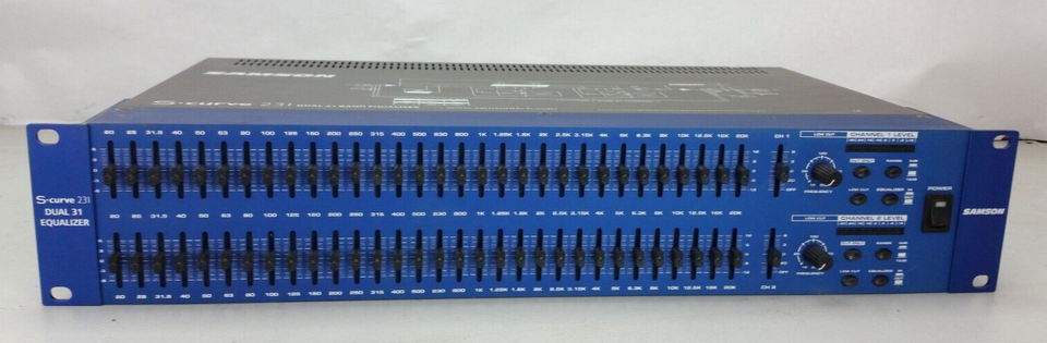 SAMSON S curve 231 graphic equalizer Dual 31 band | eBay