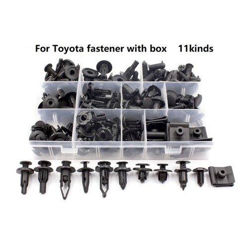 110 × Fastener Clips Fender Bumper Leaf board Trunk Fastener Grommet ...