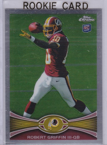 ROBERT GRIFFIN III 2012 Topps Chrome RG3 ROOKIE CARD Football RC ...