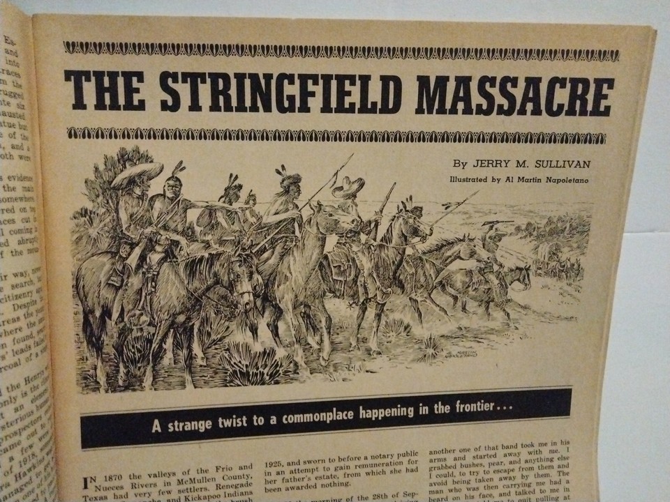True West Magazine February 1974 The Stringfield Massacre War Horse No ...