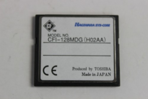 TOSHIBA HAGIWARA CFI-128MDG (H02AA) 128MB COMPACT FLASH MEMORY CARD | eBay