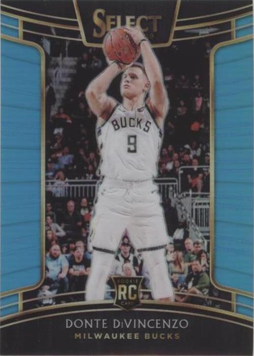 2018-19 Panini Select - Concourse Donte DiVincenzo #67 Light Blue Prizm ...