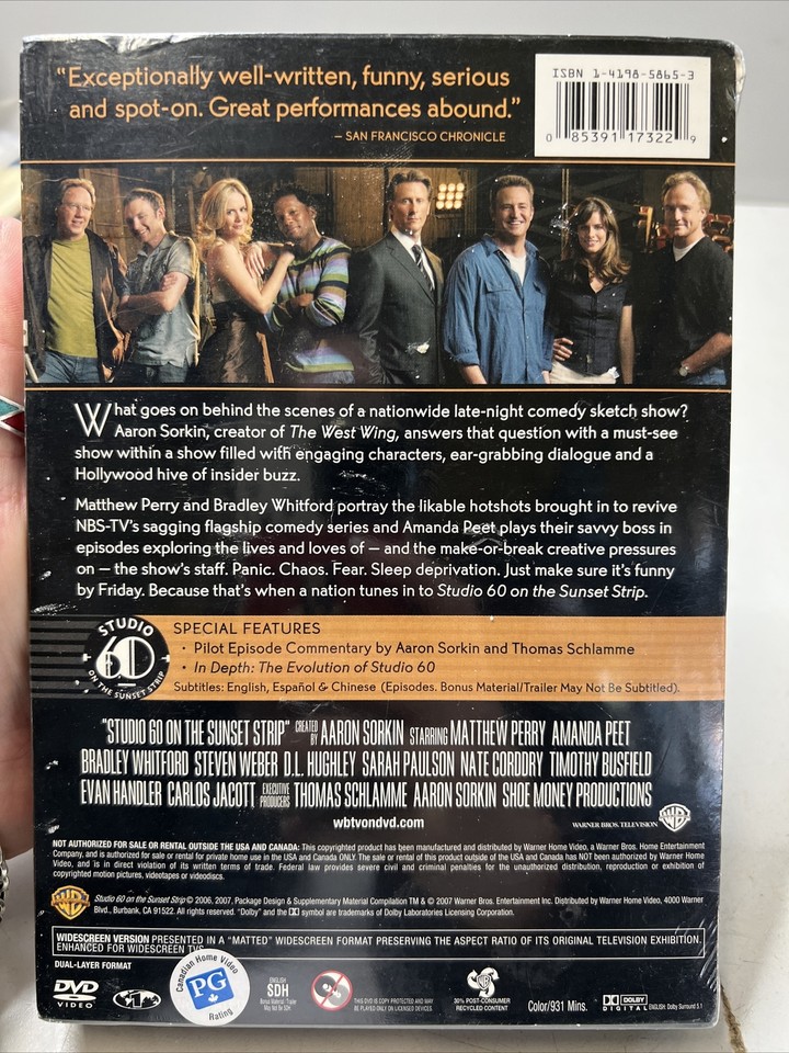 Studio 60 On the Sunset Strip DVD The Complete Series Brand New ...