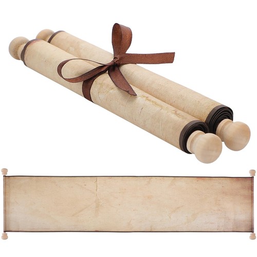 1 Roll Blank Scrolls 9 x 72 Inches Scroll Wrapped on Wood Rod for ...