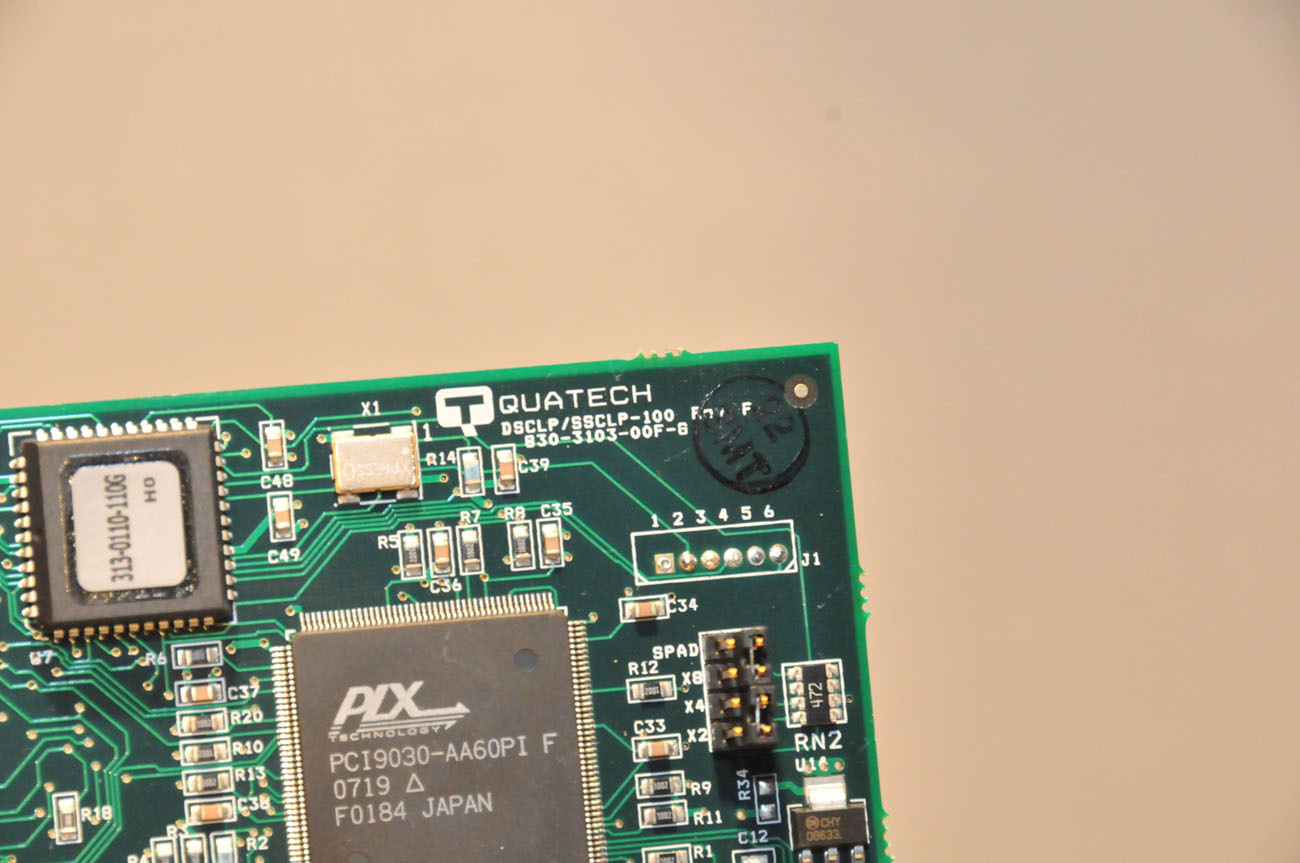 Quatech SSCLP-100 RS-232 Single Port Serial Adapter PCI Board Warranty ...