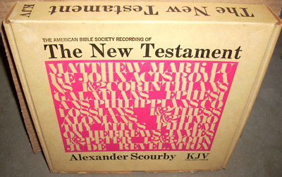 ALEXANDER SCOURBY new testament ( religious ) 15 x 10" box | eBay